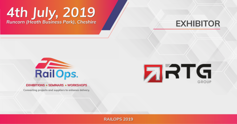 RTG Group attending RailOps on 4th July 2019 – Come see us!